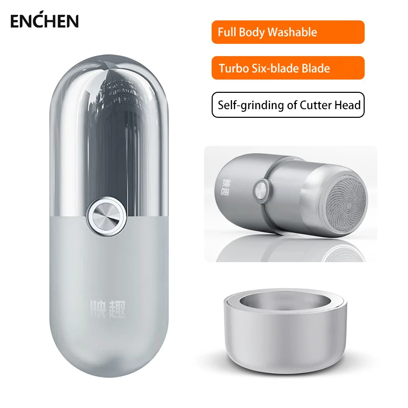 ENCHEN Mini Men's Electric Shaver Full Body Washable Smart Shaving ...