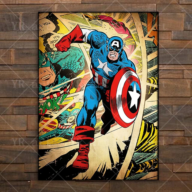 New Avengers Marvel Poster Spiderman Iron Man Hulk Captain America ...