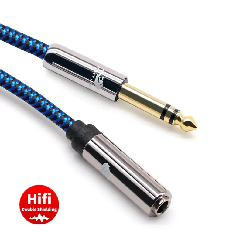 1/4 Stereo Extension Cable Headphones | Trs Headphone Extension 1/4 - 1 ...