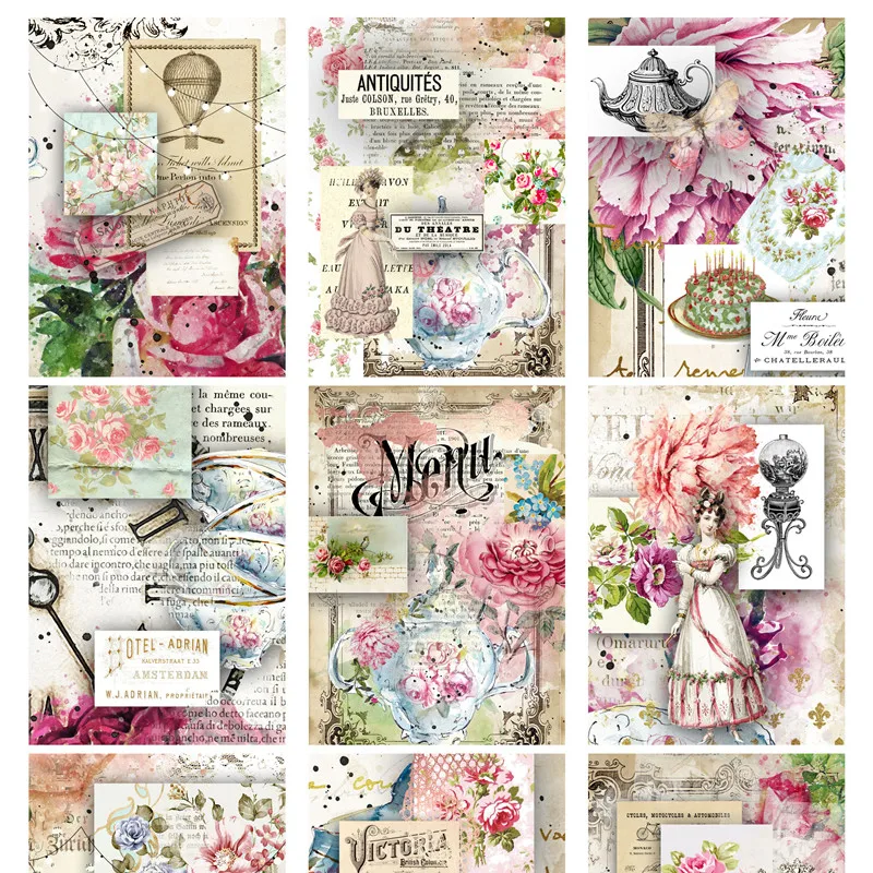 1Pack-Vintage-Retro-Court-Label-Tea-Party-Sticker-DIY-Craft ...