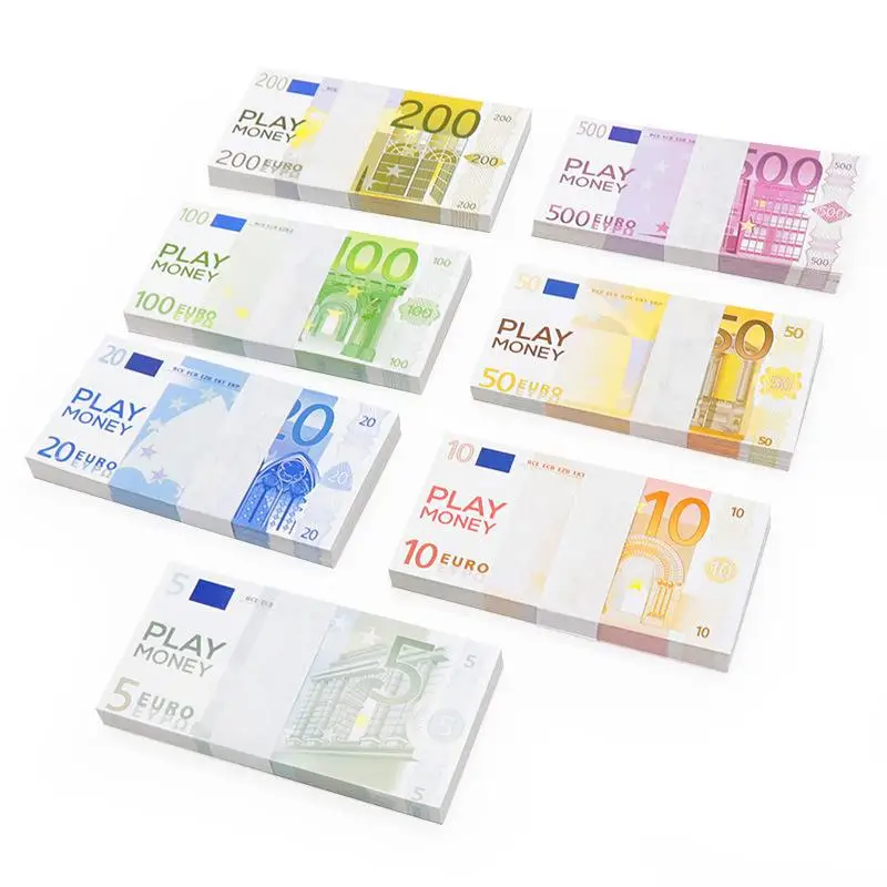 Simulation-Euro-Currency-Banknotes-Props-Paper-Money-New-Face-Value ...