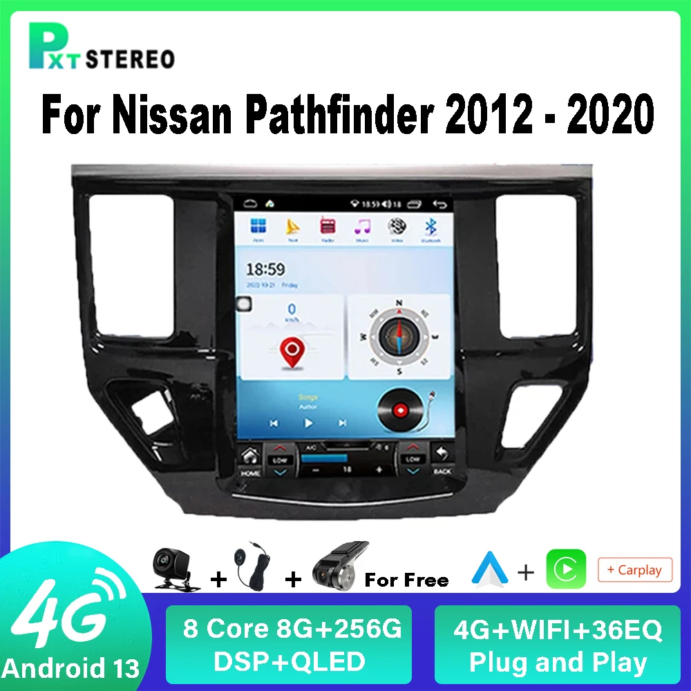 Pxton-Android-For-Nissan-Pathfinder-2012-2020-Car-Radio-Stereo-Tesla ...