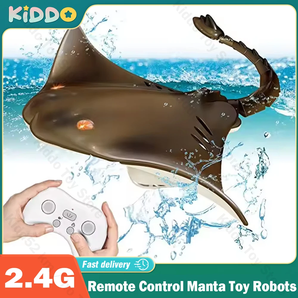 2.4G Remote Control Shark & Manta Toy – Electric RC Animal Robot for ...