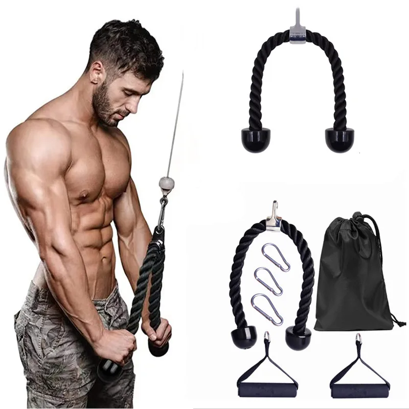 Elastique musculation,Gym Corde de Triceps Abaissez Câble Corde ...