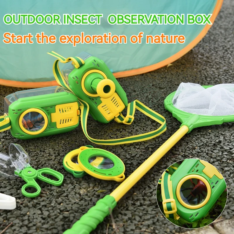 Children-S-Outdoor-Tools-Insect-Observation-Box-Magnifying-Glass ...