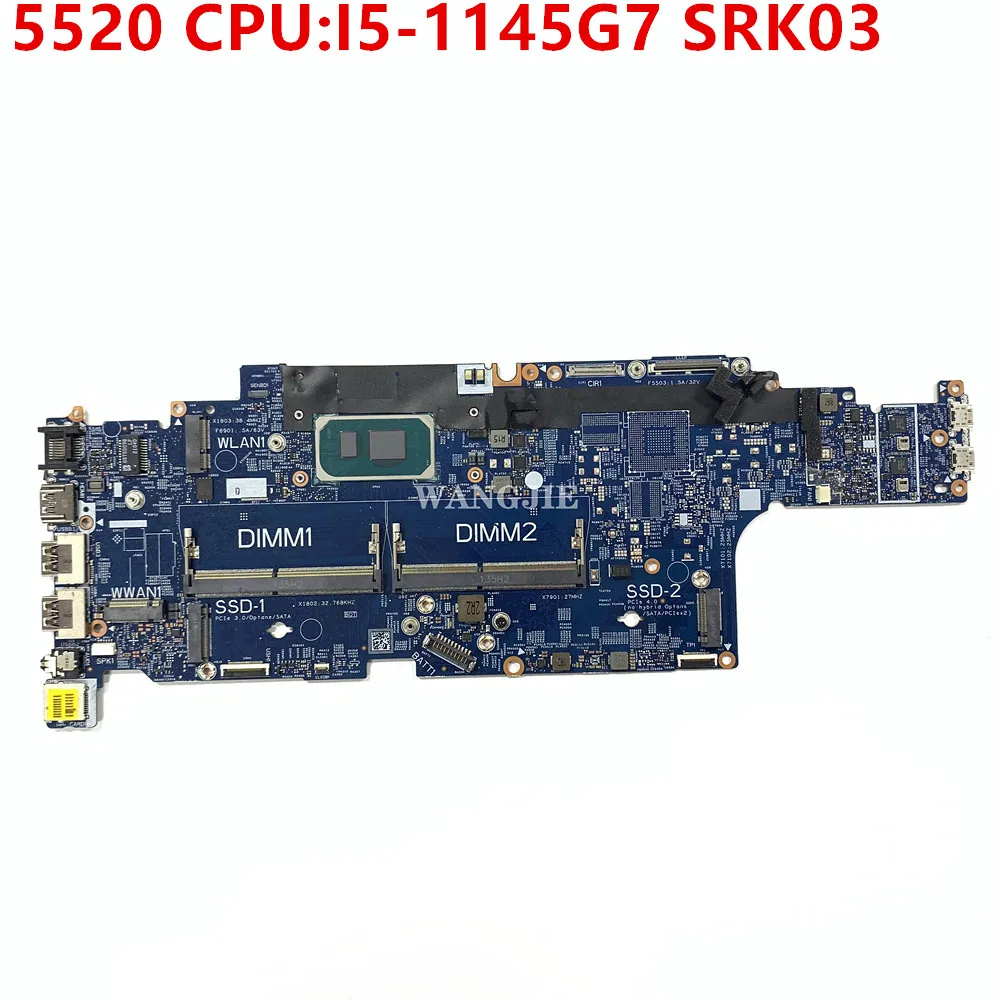 19819-1-Mainboard-For-Dell-Latitude-5520-Laptop-Motherboard-CPU-SRK03 ...