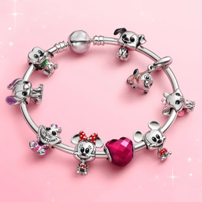 Disney-pulsera-de-dibujos-animados-de-Minnie-y-Mickey-para-hombre-y ...
