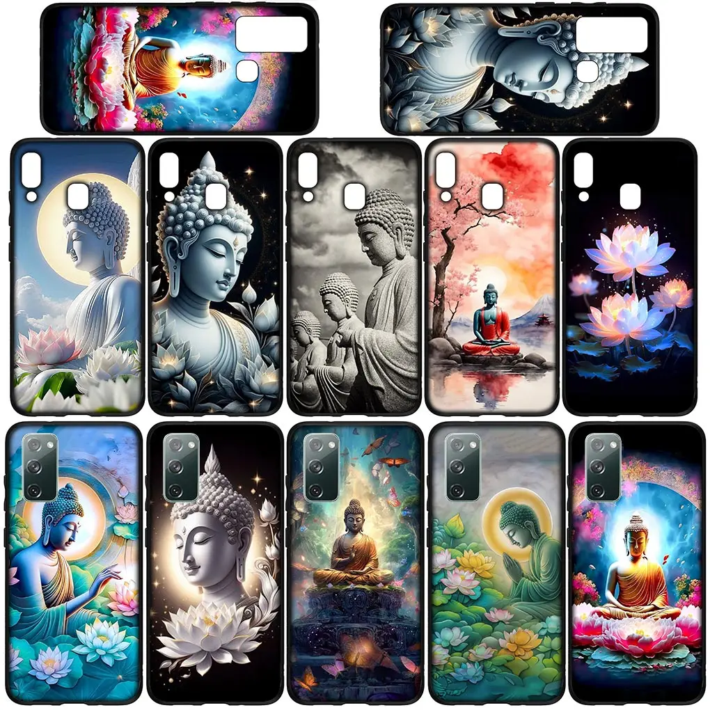 Lord Buddha Wallpaper Lotus Flower Phone for Samsung Galaxy Note 20 ...