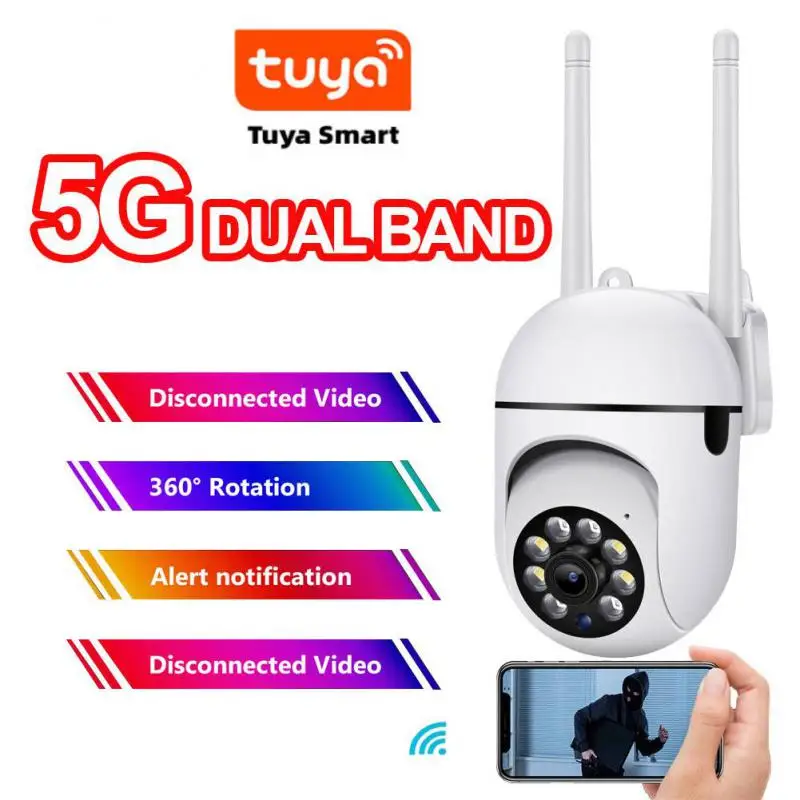 2MP IP Camera Tuya/YCC365 PLUS Smart Outdoor Home Security Auto ...