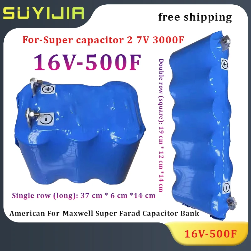 For-MG-Maxwell-16V-500F-for-Super-Capacitor-2-7V-3000F-Audio-Capacitor ...