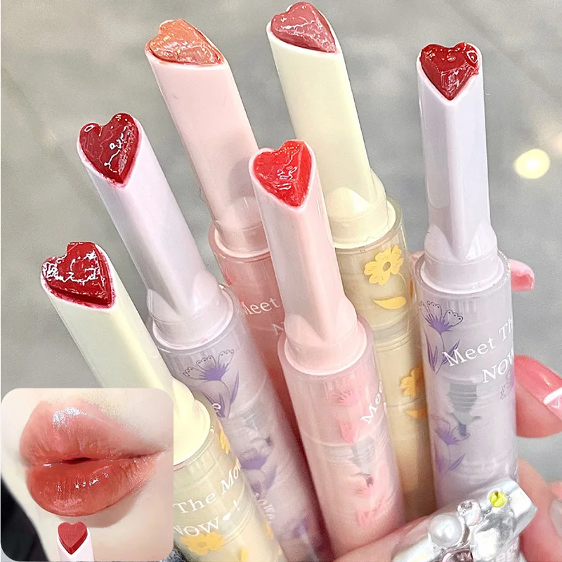 Florette-Clear-Lip-Glaze-Love-Jelly-Mirror-Lipstick-Waterproof-Non ...