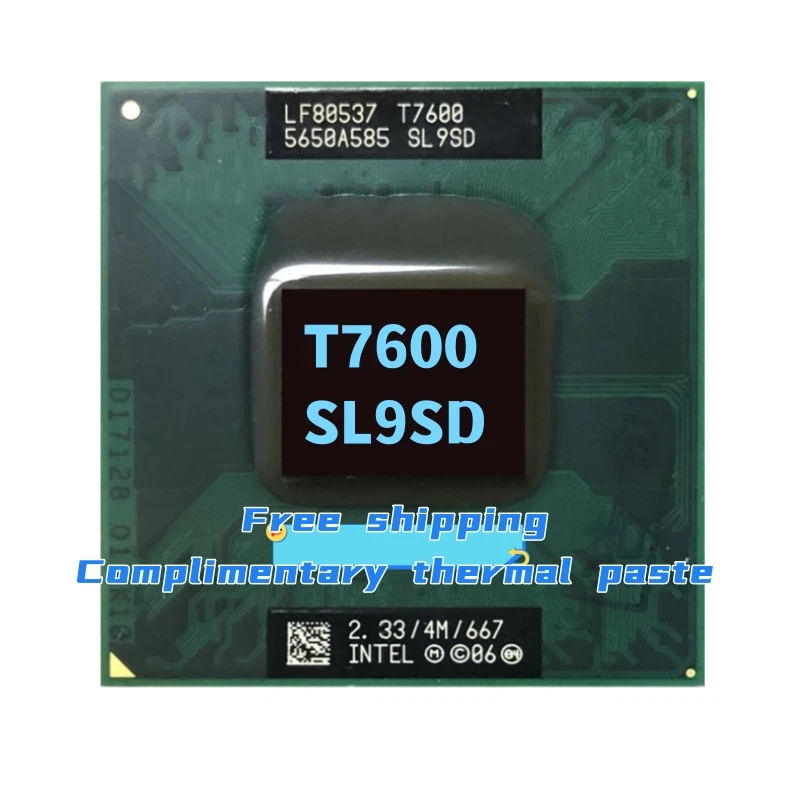 Core-2-Duo-T7600-Processor-Notebook-Laptop-CPU-T-7600-Dual-Core-SL9SD ...