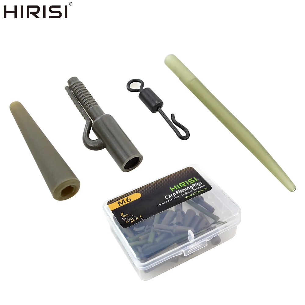 10Set Carp Fishing Rig Kit Fishing Swivel Snaps Safety Lead Clips ...