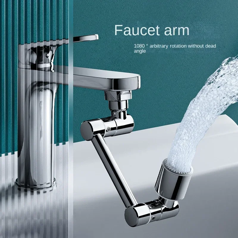 Robotic-arm-universal-faucet-nozzle-rotatable-multi-function-water ...