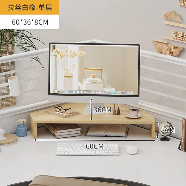 Computer Heightening Stand With Hole Plate Desktop Storage Stand ...