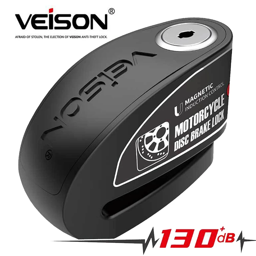 VEISON-Motorcycle-Alarm-Lock-Bike-Waterproof-Disc-Lock-Warning-130DB ...