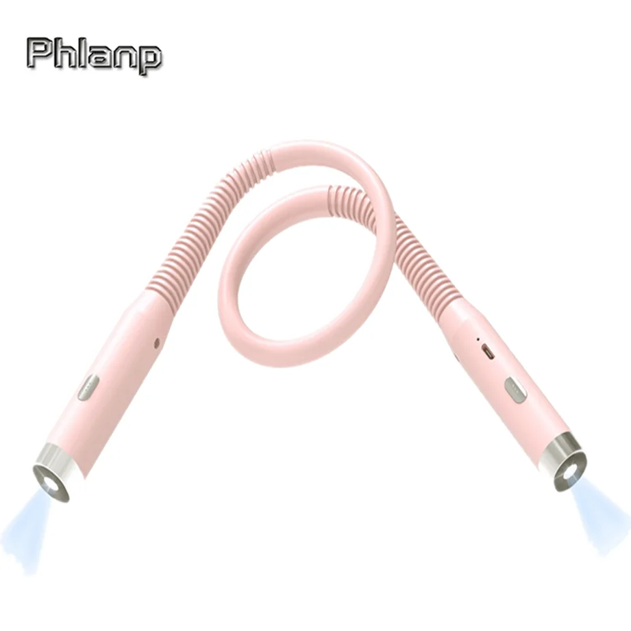 LED-neck-hanging-reading-light-flexible-hands-free-portable-charging ...