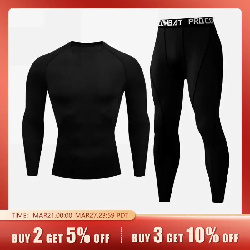 New-Sports-Suit-Men-s-Compression-Running-Sets-Tight-Training ...