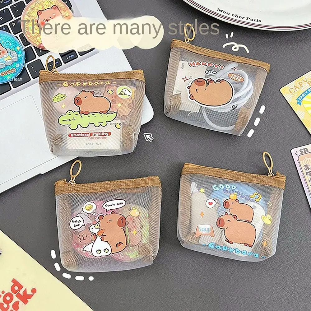 Mesh-Coin-Wallet-Fashion-Capybara-Rabbit-Panda-Cartoon-Anime-Mini ...