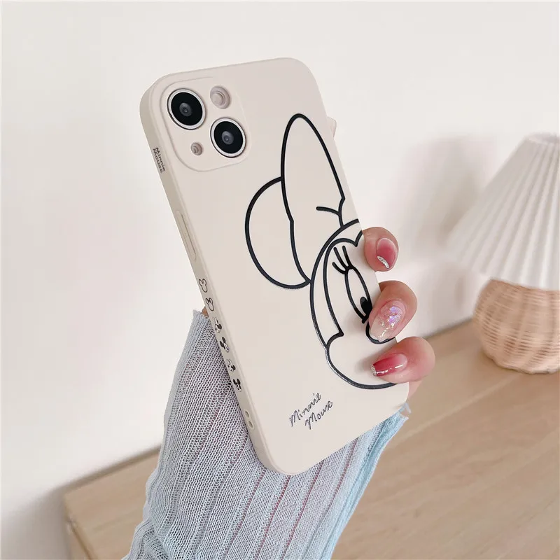 Disney Cover lovers Mickey Minnie Mouse for iPhone 11 12 13 14 15 Pro ...