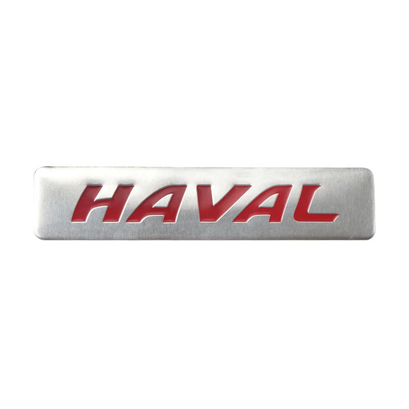 Car Decoration Stickers Logo 3d Aluminium Emblem Badge Decal For Haval ...