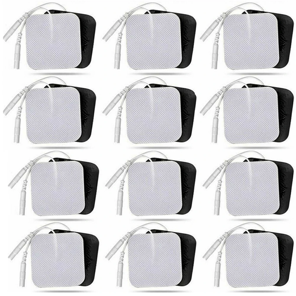 100P-50P-4x4cm-Muscle-Stimulator-Electrode-Pads-Non-woven-Fabric-Self ...