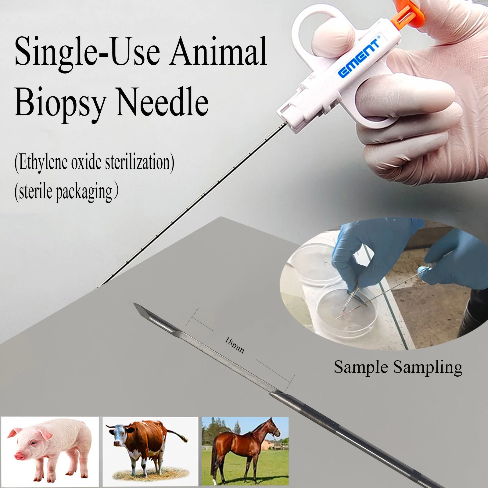 Animal-Biopsy-Needles-Sterility-Puncture-Sampling-Liver-kidney-breast ...