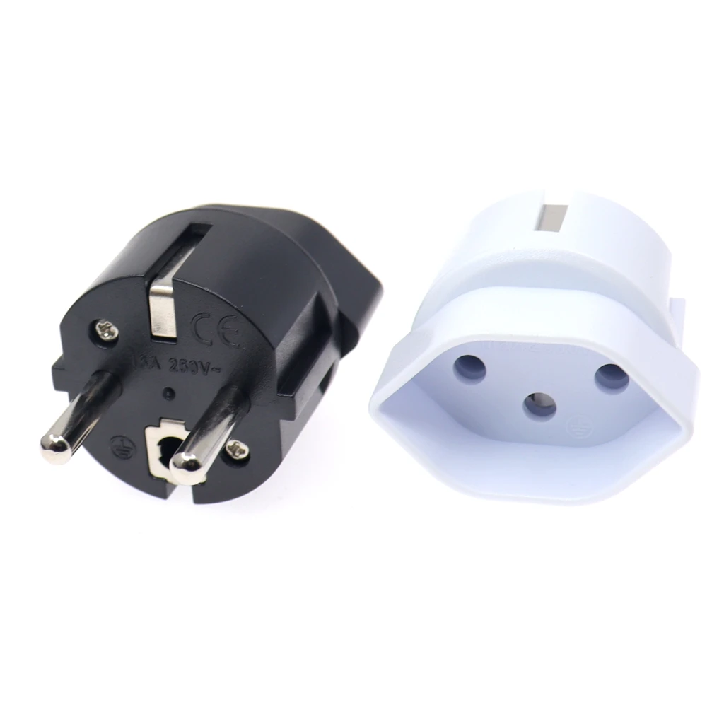 European-France-Travel-Plug-Adapter-Swiss-to-European-Plug-adaptor ...