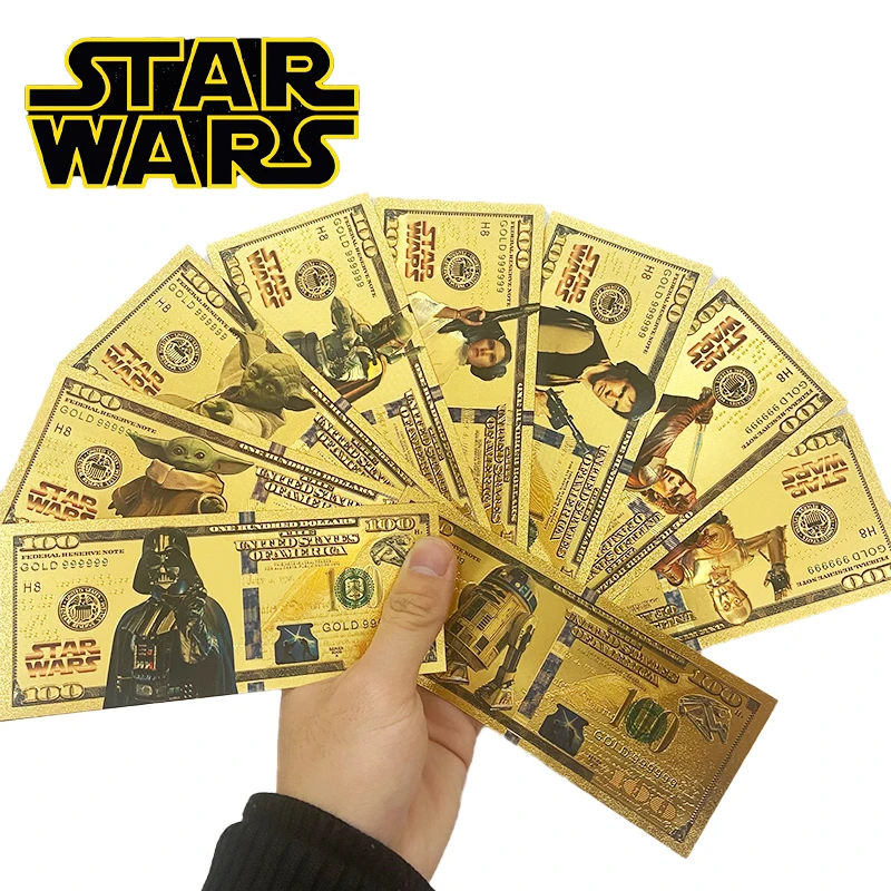 Star-Wars-The-Mandalorian-Baby-Yoda-Gold-Foil-Toy-Cards-Collections ...