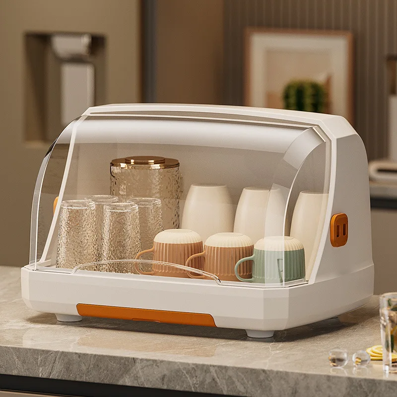 Dustproof-Glass-Cup-Storage-Box-Desktop-Water-Cup-Storage-Rack-Coffee ...