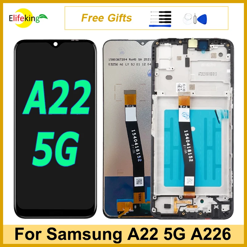 6.6'' Original LCD For Samsung Galaxy A22 5G SM-A226B A226 Display ...