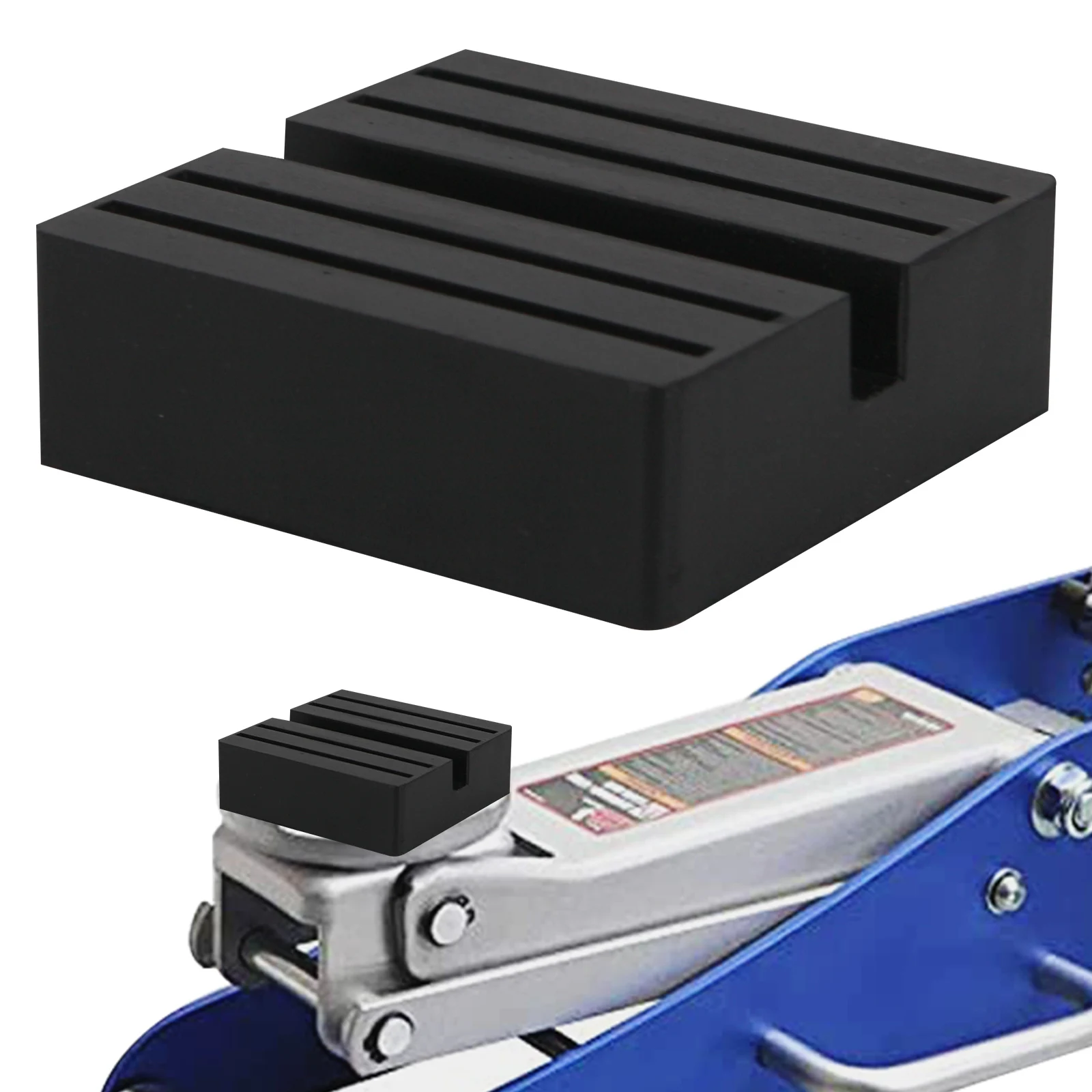 Universal-Car-Lift-Jack-Stand-Rubber-Pads-Frame-Protector-Adapter-Floor ...