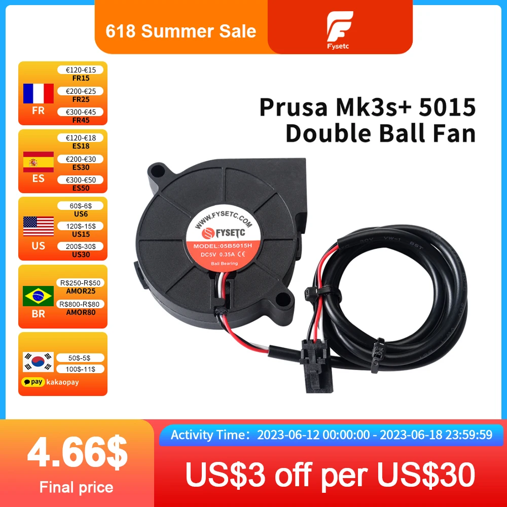 Prusa Mk3s Printing Parts | Cooling Fan Prusa I3 | Fan 3d Printer Prusa ...