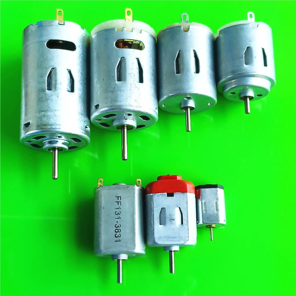 2-pz-lotto-7-tipi-motori-DC-Micro-Mini-130-390-R260-R280-N20-pennello ...