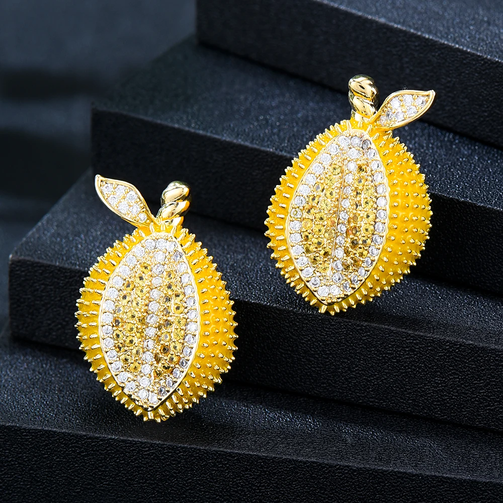 Surper-Cute-Lemon-Orange-Earrings-For-Noble-Women-Bridal-Wedding-Daily ...