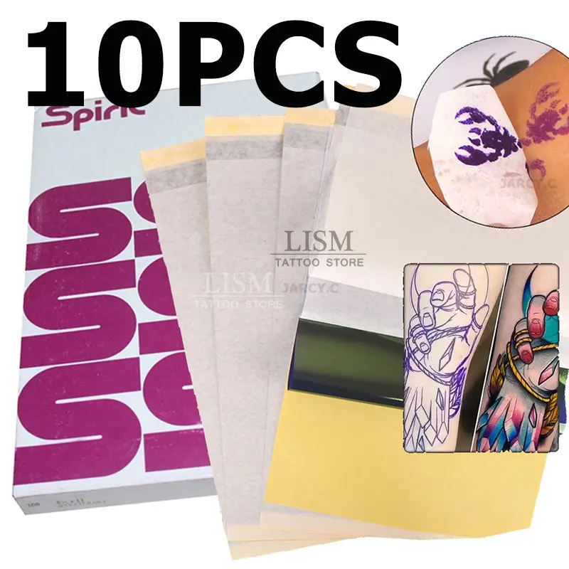 10pcs-Tattoo-Transfer-Paper-A4-Size-Tattoo-Paper-Thermal-Stencil-Print ...
