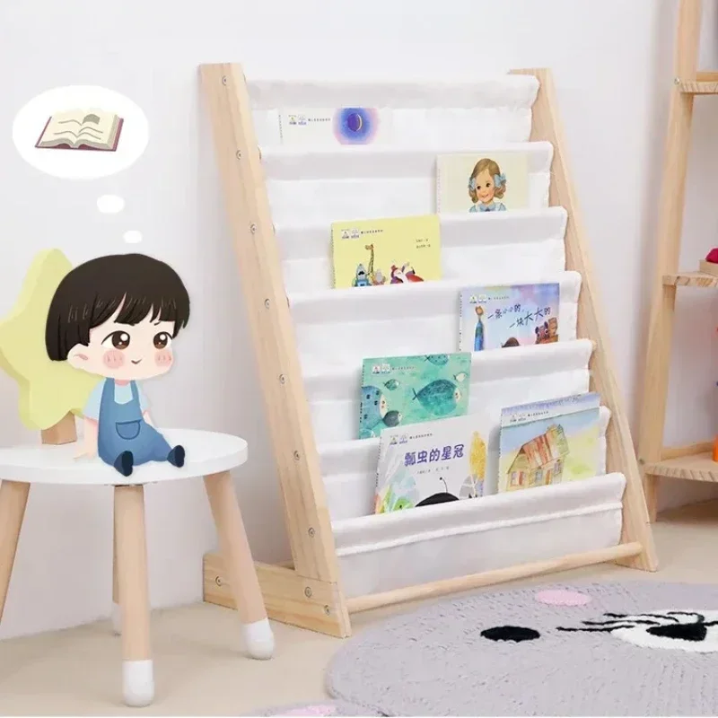 Kid-s-Picture-Books-Storage-Shelf-Organizer-Reading-Room-Bookshelf ...