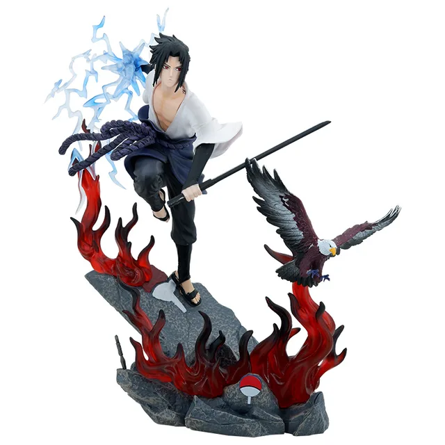 Bandai Naruto Anime Figure Uchiha Sasuke Thunderbird Special Effects ...