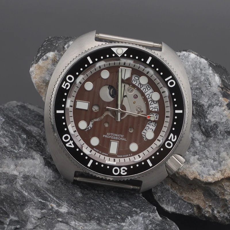 Man Watch Cases Sapphire Glass Automatic Mechanical Watches 200m ...