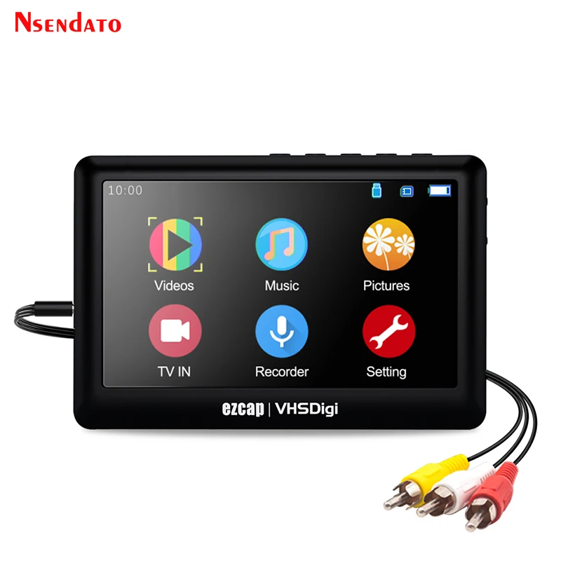 Ezcap180 Av Recorder Video Audio Capture Box Analog To Digital ...