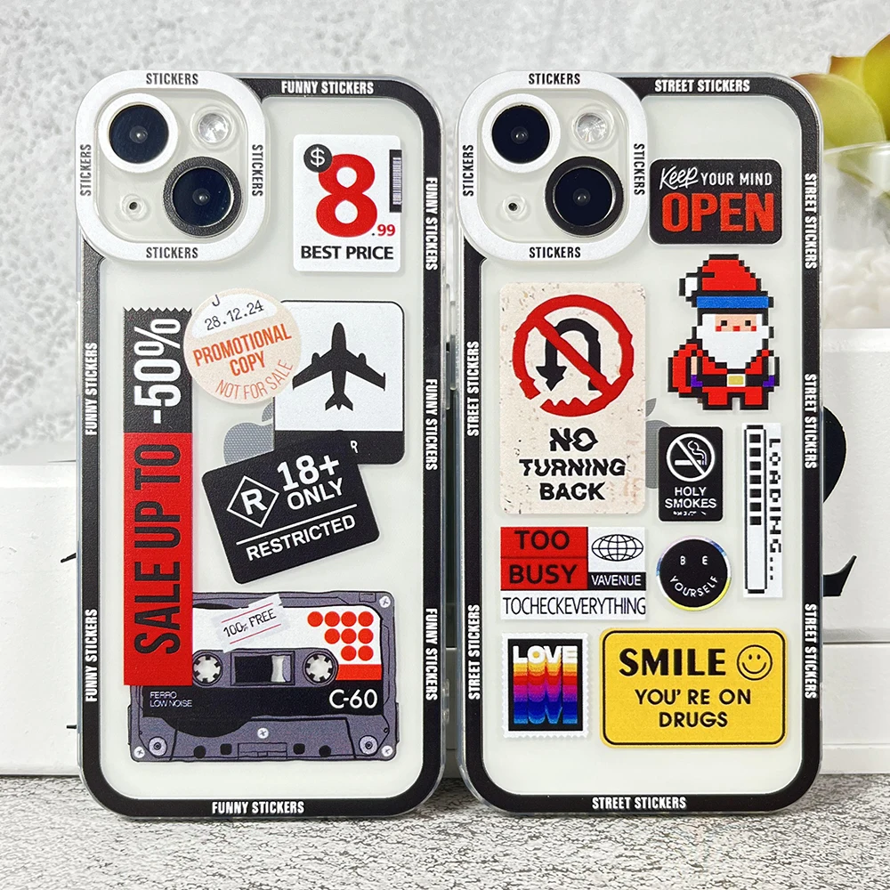 Street-Fashion-Stickers-Case-For-Samsung-Galaxy-S20-S21-S22-S23-Plus-FE ...