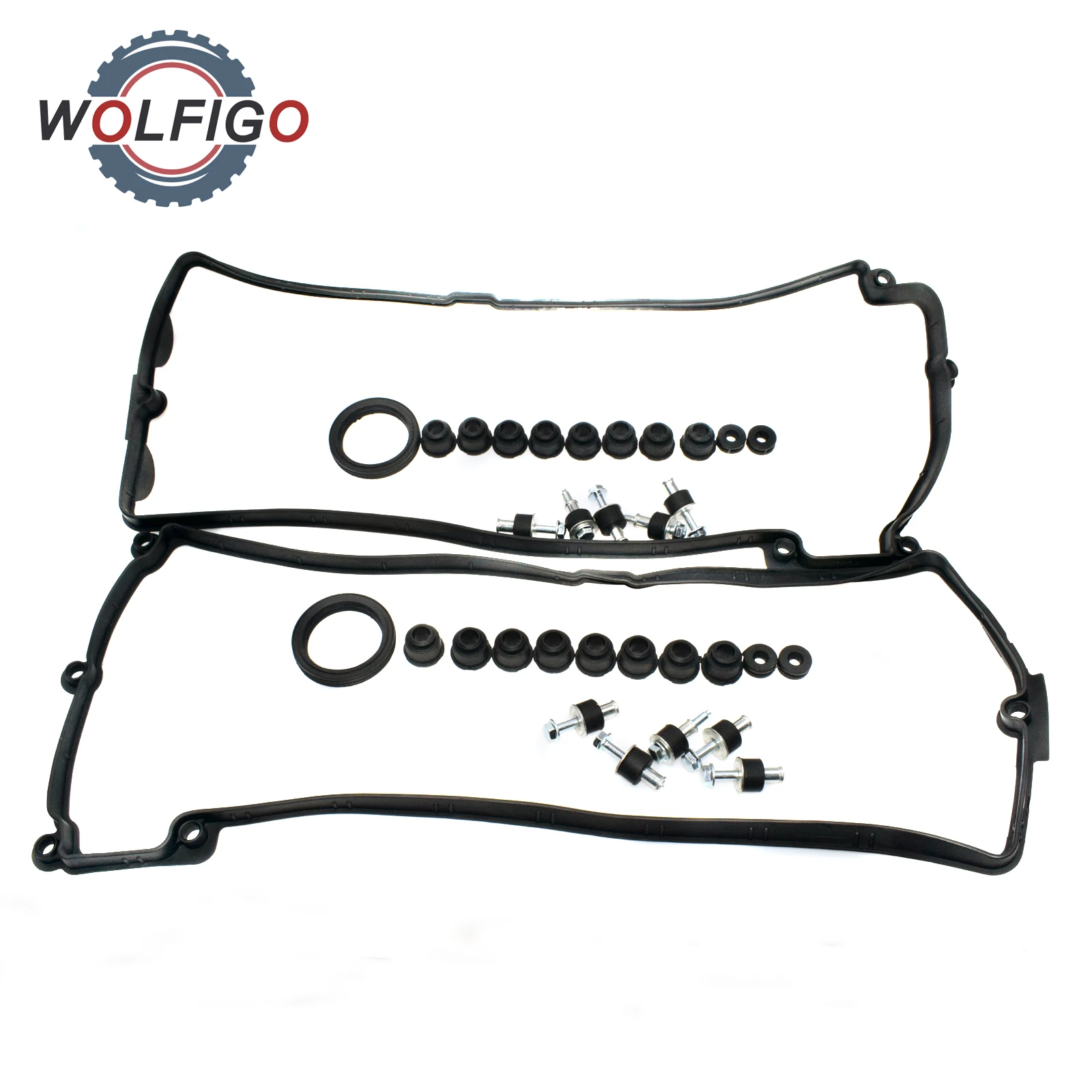WOLFIGO 엔진 밸브 커버 개스킷 세트, BMW E65 E66 7 545i 550i 645ci 650i 745i 750i ...