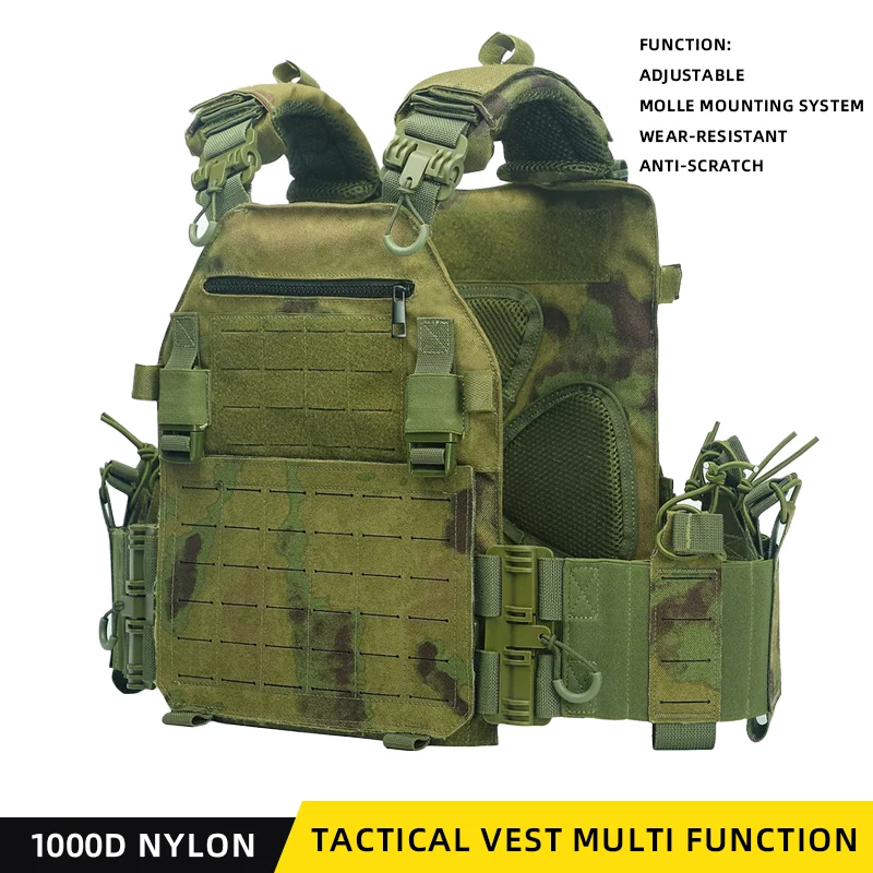 Quick-Release-Tactical-Vest1000D-Nylon-Durable-Tactico-Multi-Cam ...