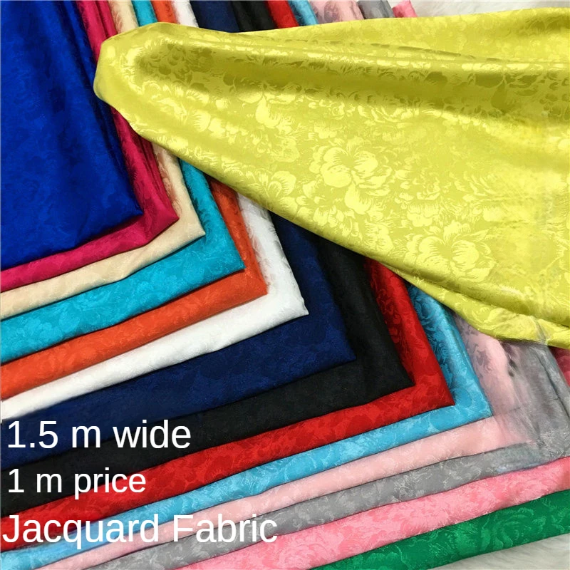 Jacquard-Fabric-By-The-Meter-for-Cheongsam-Clothing-Dresses-Diy-Sewing ...