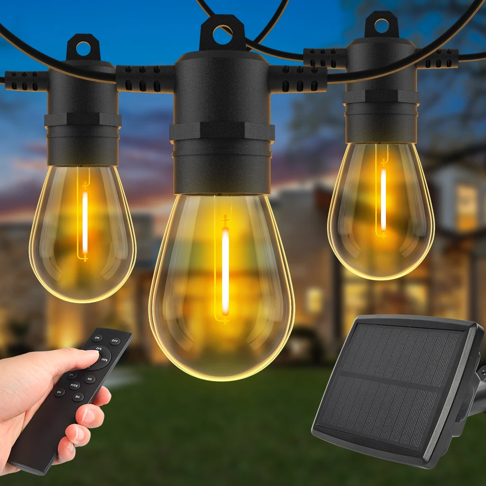 9M-15M-Solar-Light-String-S14-Outdoor-LED-Garland-Light-E12 ...