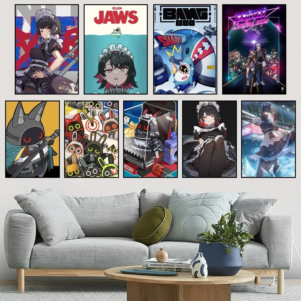 Zenless-Zone-Zero-ZZZ-Bangboo-Ellen-Poster-Home-Bar-Coffee-House-Decor ...