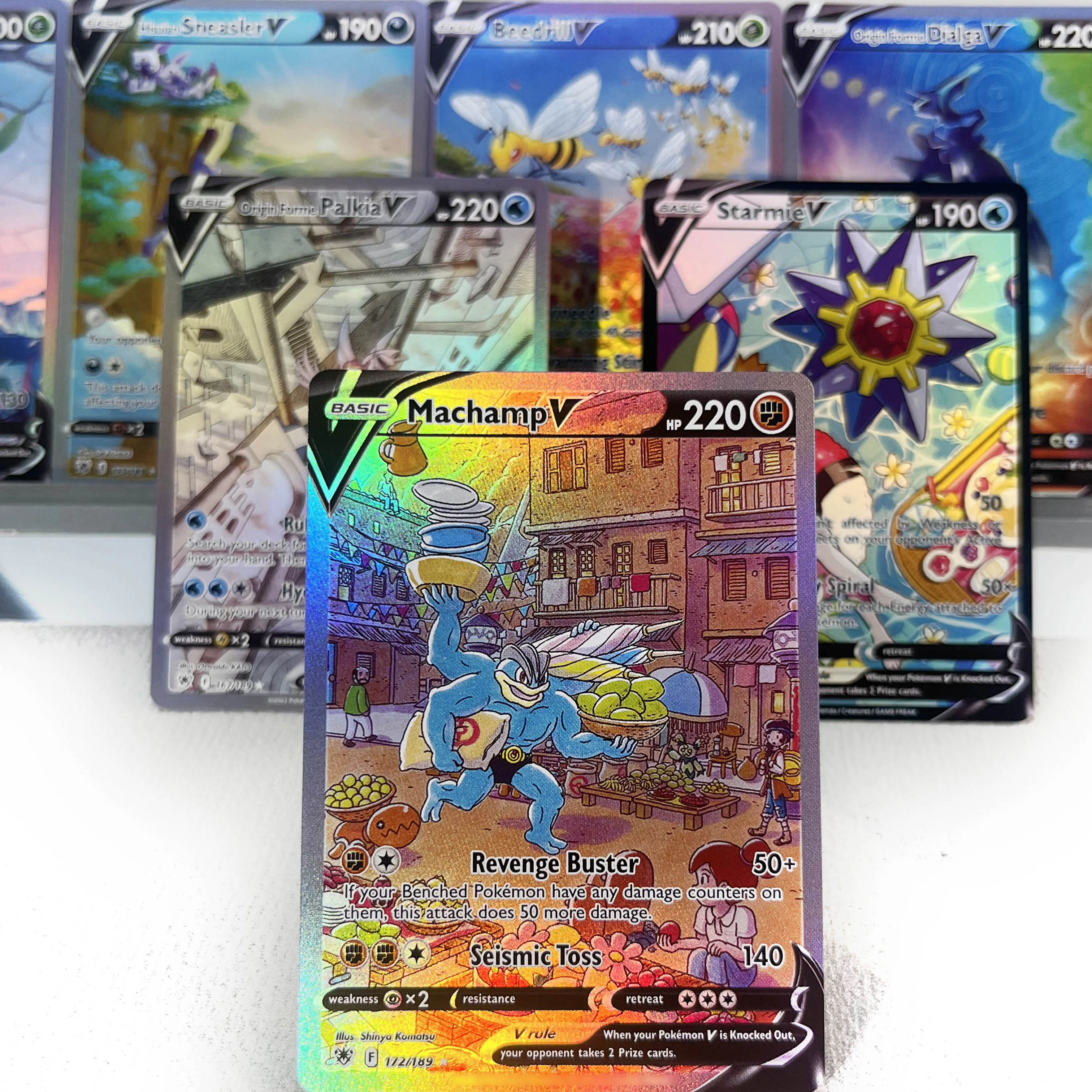 Astral Radiance PKM Cards PTCG4-D GX Rainbow Machamp Starmie Origin ...