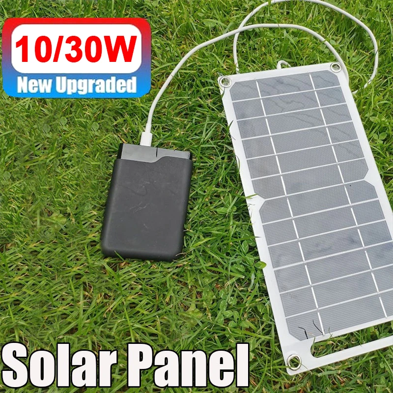30W-Portable-Solar-Panel-5V-Solar-Plate-with-USB-Outdoor-Stabilize ...