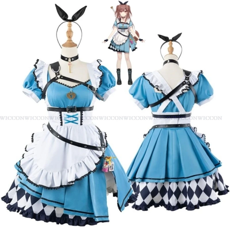 Anime-Virtual-YouTuber-Hololive-Inugami-Korone-Cosplay-Costume-Wig ...