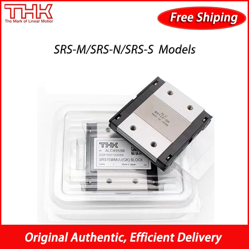 THK Block Small Caged Ball Linear Rail Guider SRS9XS SRS9XM SRS9XSN ...